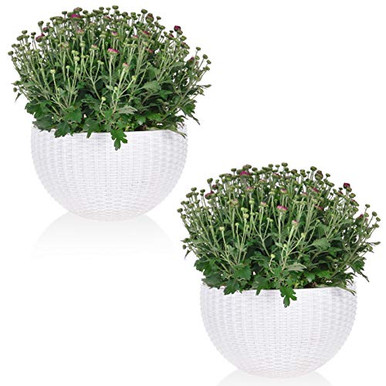 Wall Hanging Planter Macrame Plant Hangers Indoor Outdoor Wall-Mounted ...