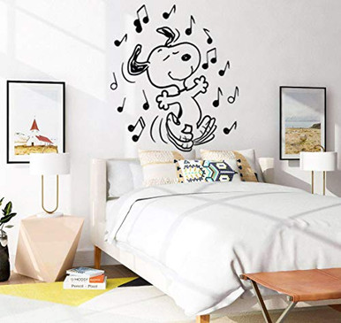 Snoopy Wall Decals for Kids Bedroom - Snoopy Dog Boy Room Decor - Vinyl ...