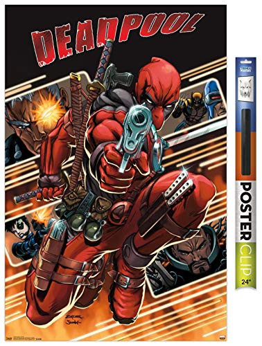 Trends International Marvel Comics - Deadpool - Attack Collage Wall ...