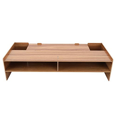 ASHATA Desktop Monitor Heighten Shelf Laptop Notebook Stand Storage ...