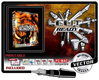 Kanji Chinese Lettering EPS Vector Sign Clipart - Warehousesoverstock