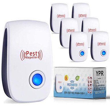 YPR Ultrasonic Plug in Pest Defender 6 Pack - Electronic Portable Pet S ...