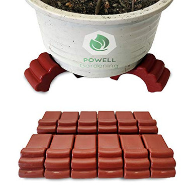 POWELL Gardening -12pc Pack- Plastic Pot Elevator - Plant-Flower Pot ...