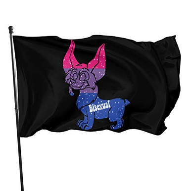 MINIOZE Bisexual Bi Pride Flag Dog Themed Welcome Party Outdoor Outside ...