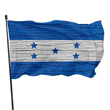 MINIOZE Honduras Wooden Texture Honduran Flag Themed Welcome Party ...