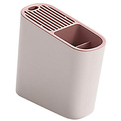Kitchen Utensil Holder Knife Block with Drainboard Countertop Slot ...