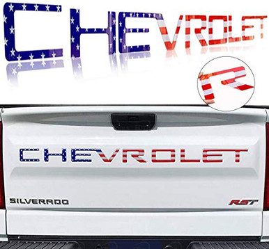 Ageis Tailgate Insert Letters Compatible for Silverado 1500 2500 HD ...