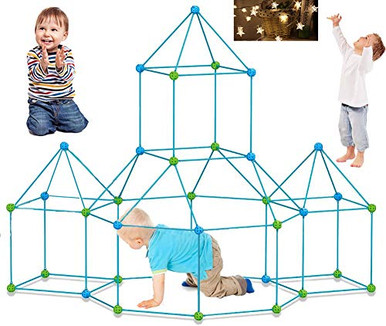 Kids Construction Fort Building Kit120 Pieces Ultimate Forts Builder ...