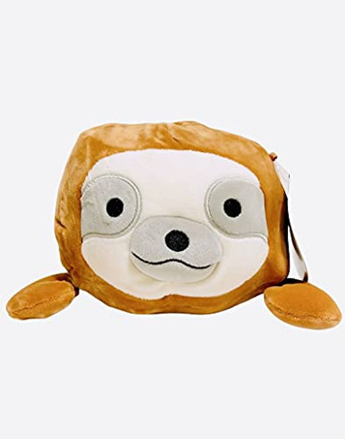 KellyToy Squishmallow Cuddlers 9 Simon The Sloth Laying Plush Stuffed ...