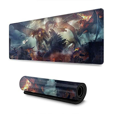 Godzilla Gaming Mouse Pad Large with Non-Slip Base Computer Extended ...
