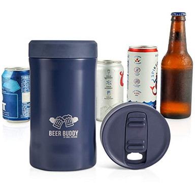 Beer Buddy? Insulated Can Holder Vacuum-Sealed Stainless Steel Beer ...