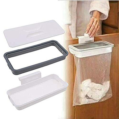 TXBH Plastic Door-back Garbage Trash Bag Bracket Rack Hanging Holder ...