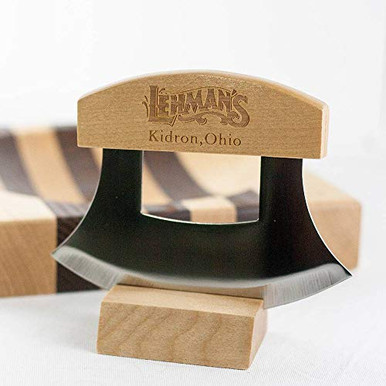 Lehman's ULU Knife Crescent-Shaped Chop and Mince Razor Sharp Stainless ...