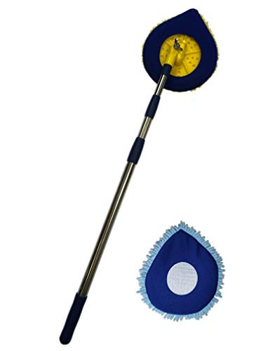 Chomp Long Handle Dust Mop-5 Minute CleanWalls Extendable Wall Washer ...