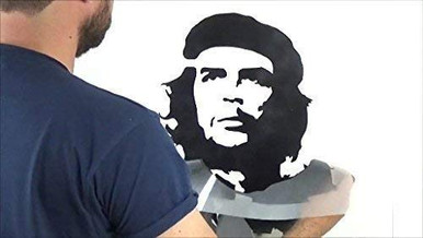Banksy Che Guevara STENCIL - Reusable Home Wall Decor Stencil ...