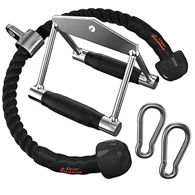 Diaomao Upgraded Tricep Rope Cable Machine Attachment Handles - Heavy ...