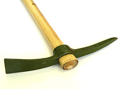 Large Ergonomic Hand-Held Pick Mattock Forged Extra Thickness Heavy ...