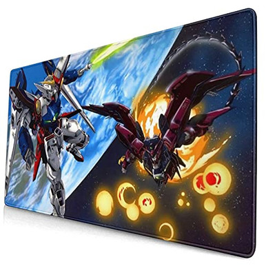 Gundam Wing Wing Zero Mouse Pad Office Gaming Mouse Pad Large Non-Slip ...