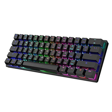 STOGA 60 percent Mechanical Gaming Keyboard RGB Small Compact 61-Key ...