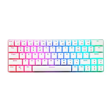 CQ63 Wireless Mechanical Gaming Keyboard True RGB Backlit Bluetooth 5.0 ...