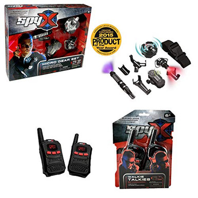 MUKIKIM SpyX-Micro Gear Set plus Walkie Talkies - 4 Must-Have Spy Tools ...