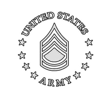 ION Graphics E-7 Sergeant First Class US Army Rank Sticker Die Cut ...