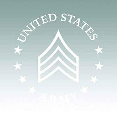 E-5 Sergeant US Army Rank Sticker - Decal - Die Cut - SGT OR-5 E5 ...