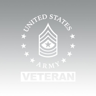 E-9 Sergeant Major Veteran US Army Rank Sticker - Decal - Die Cut SGM ...