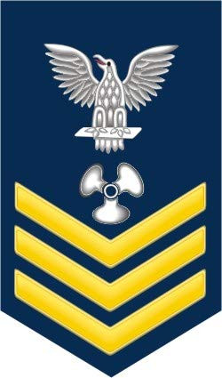 US Navy Gold E-6 Machinist's Mate MM Military Veteran Served Window ...
