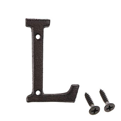 Iron House Address Numbers and Letters Vintage Cast Wrought Iron Home ...