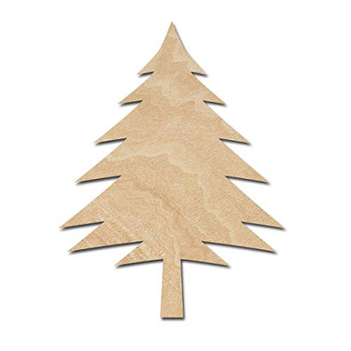 Pine Tree Wooden Cutouts for crafts Laser Cut Wood Shapes 5mm thick ...