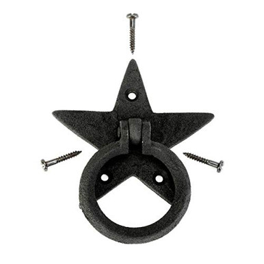 Renovators Supply Cabinet Ring Pull Black Cast Iron Powder Coat Finish ...