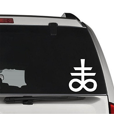 GottaLoveStickerz Leviathan Cross Symbol Permanent Vinyl Decal Sticker ...