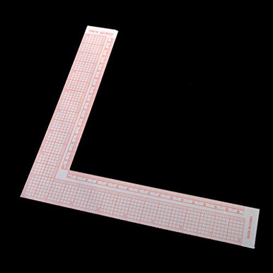 Abbraccia L-Plastic Garment Grading Ruler L-Shaped Ruler in ...
