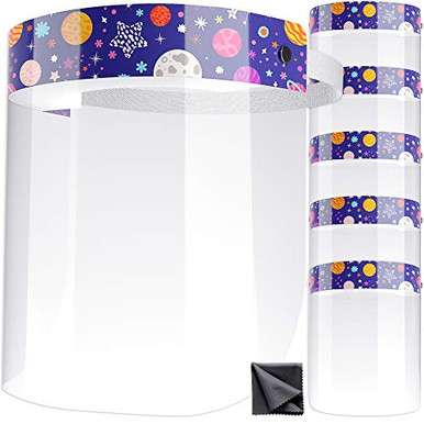 `-6-Pack- Kids Face Shield For Kids - Clear Face Shields For Kids Face ...