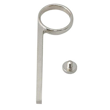 Walmine B Flat Trumpet Valve Slide Finger Ring Metal Trumpet Valve ...