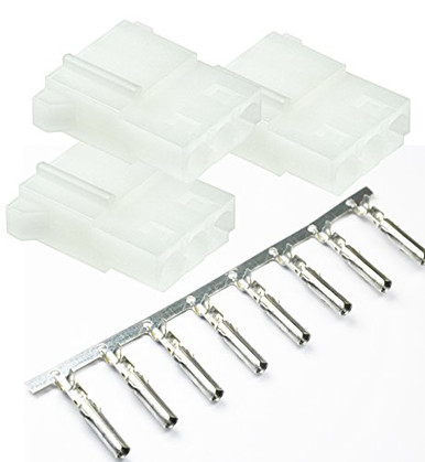 3X TE-AMP 3 Pin Strobe Bulb Power Supply Female Connector -18-24 AWG ...