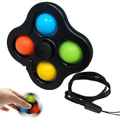 ZORNEPA Rotatable Dimple Fidget ToyPush Pop Bubble Sensory Fidget Toys ...