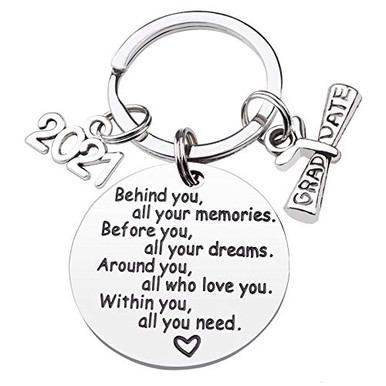CDLong Class of 2021 Graduation Keychain - Senior 2021 Graduation Gifts ...
