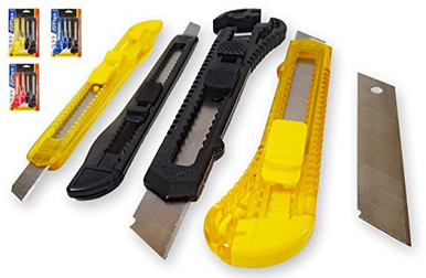 Jumbo and Mini Multipurpose Cutter With 6 Snap-Off Blade Refill-18mm ...