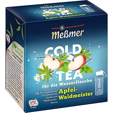 Messmer COLD TEA Apple Woodruff tea 14 tea bags-1ct. Made in Germany ...