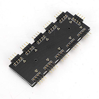 EBTOOLS 10-Channel RGB Hub 12V 4-Pin-5V 3-Pin PC MOD Motherboard RGB ...