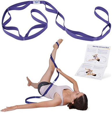 Stretch Strap with Loops for Physical Therapy Flexibility Range of ...