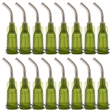 100pcs 0.5"-45°-14ga Elbow Needle 14 Gauge 0.5" Elbow Flushing Needle ...