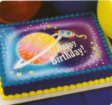 1-4 Sheet ~ Happy Birthday Jupiter ~ Edible Cake-Cupcake Topper ...