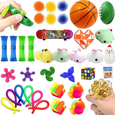 Fidget Toys Set38 Pack.Sensory Toys Pack for Stress Relief Anxiety ...