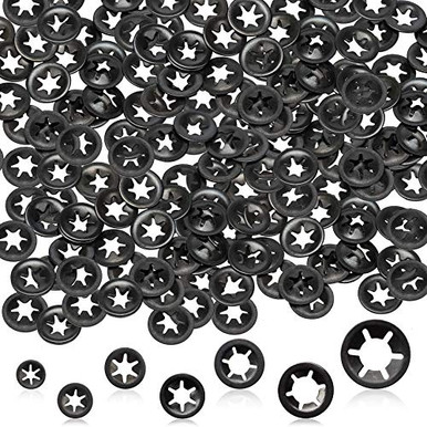 OIIKI 300pcs M3-M4-M5-M6-M8-M10-M12 Internal Tooth Starlock Washers ...