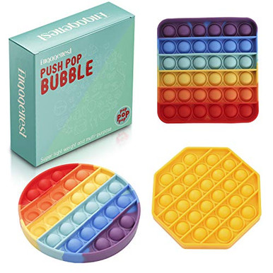 Engagenest Pop its Set 3pcs Bubble Rare Fidget Toys for Kids and Adults ...