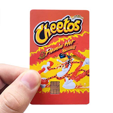 STiCKiEMART Hot Cheetos Bag Card Skin cover for standard size chip ...