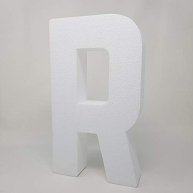 Free Standing - EPS Smooth Foam Letters for Weddings Cakes Arts and ...